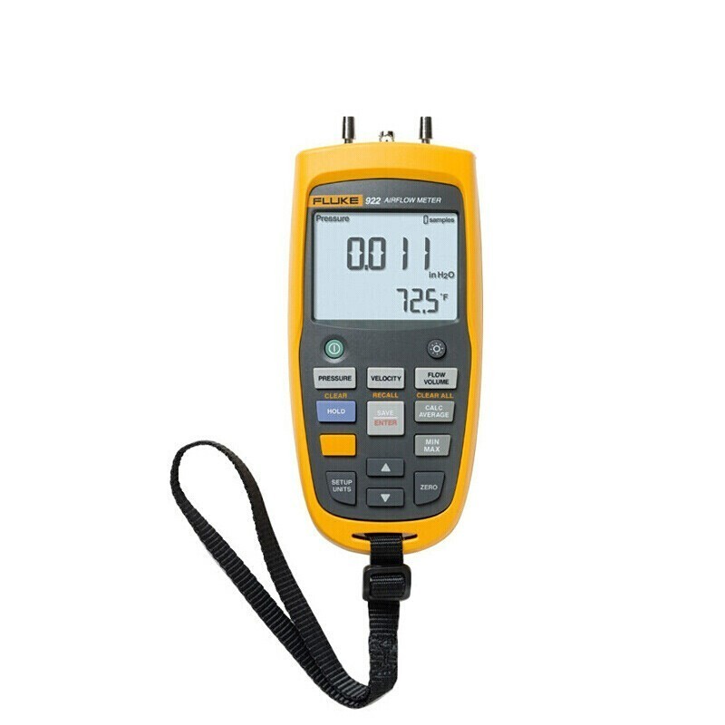 Fluke 922 Airflow Meter/Micromanometer Air Pressure Velocity Volume ...