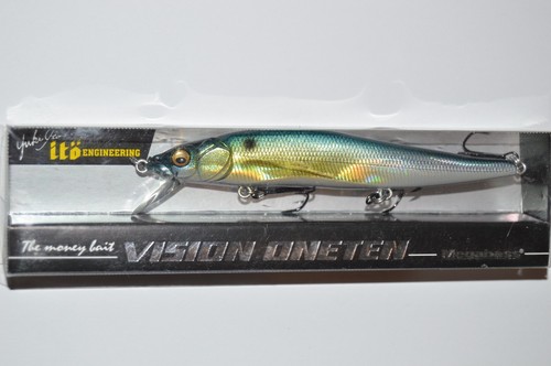 megabass ito vision 110 oneten USA suspending jerkbait gg threadfin ...
