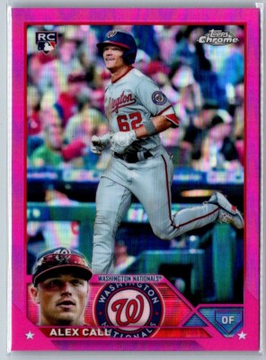 2023 TOPPS CHROME PINK ALEX CALL RC WASHINGTON NATIONALS #187 | eBay