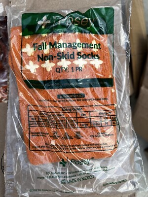 48 Pairs New Posey Fall Management Non Skid Socks 6239LO Large Orange ...