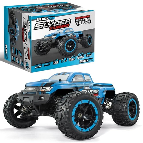 Blackzon - Slyder Mt Turbo 1/16 4Wd 2S Brushless - Blue (540201) Toy ...