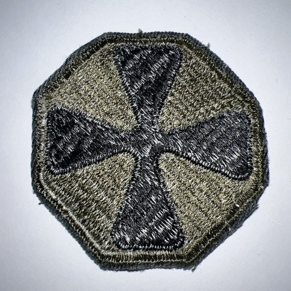 8th ARMY PATCH SUBDUED VIETNAM WAR ERA PATCH Subdued W/ Cut Edge | eBay