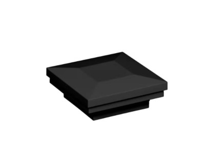 Fiberon 5" x 5" Serene Black Integrated LED Fits Top Deck Post Cap ...