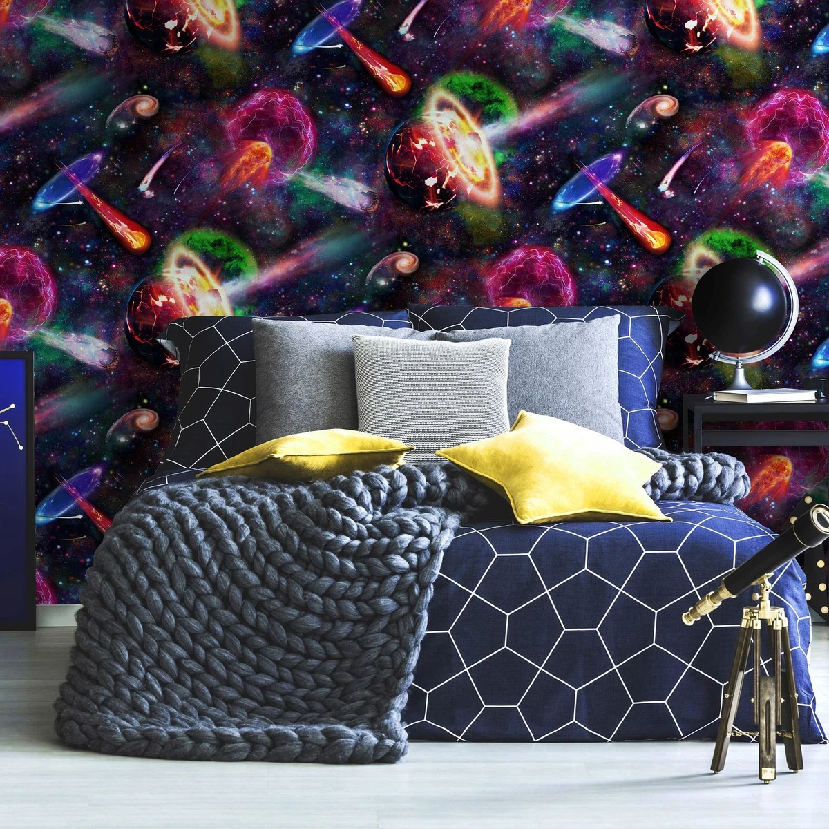 Nebula Theme Master Bedroom Bath