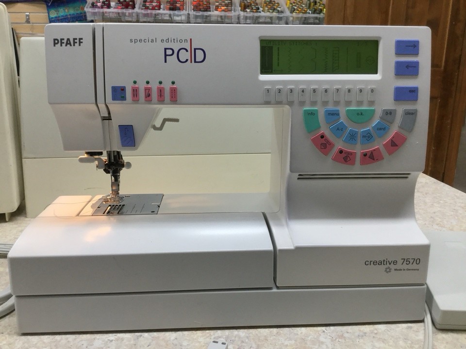 PFAFF Creative Special Edition 7570 Sewing Embroidery Machine | eBay