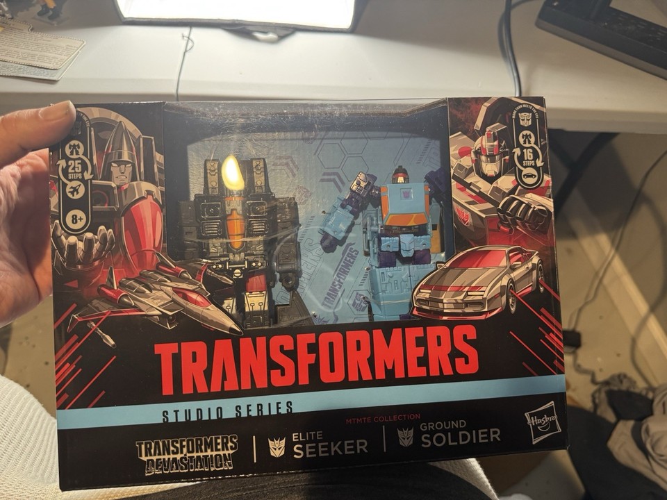 Transformers Studio Series MTMTE Ground Soldier and Elite Seeker MISB ...