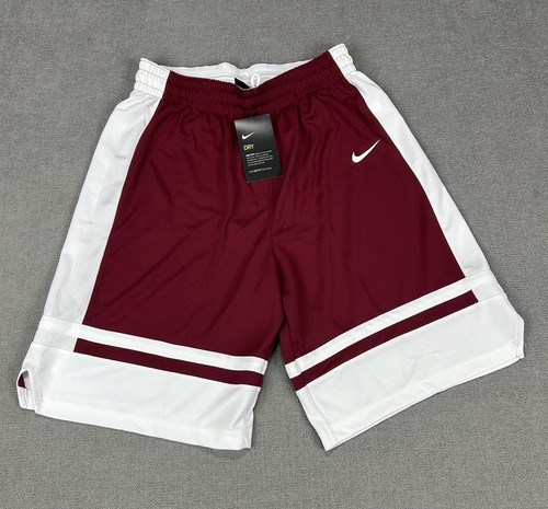 Nike Shorts Mens Elite Medium Basketball Practice Shorts Cardinal Dri ...