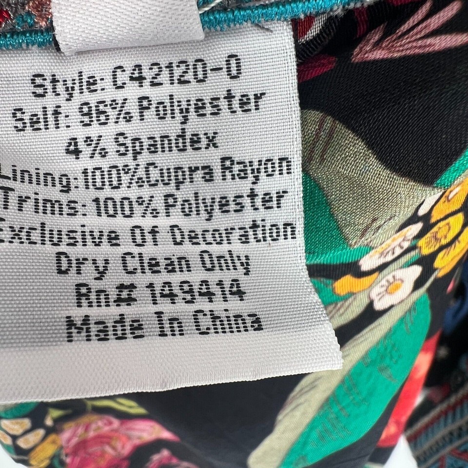 Johnny Was Cardigan Womens S Kimono Embroidered Floral Boho Reversible ...