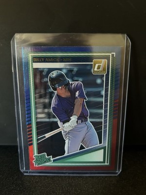 2025 Panini Donruss - Rated Prospects Billy Amick #156 Red&Blue. Twins ...