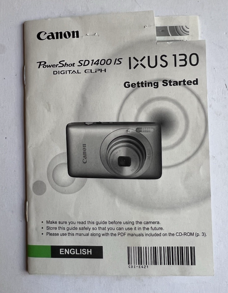 Canon PowerShot SD1400 IS 14.1MP Digital Camera | eBay