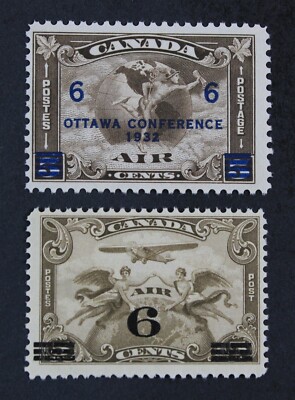 CKStamps: Canada Stamps Collection Scott#C3 C4 Mint NH OG | eBay