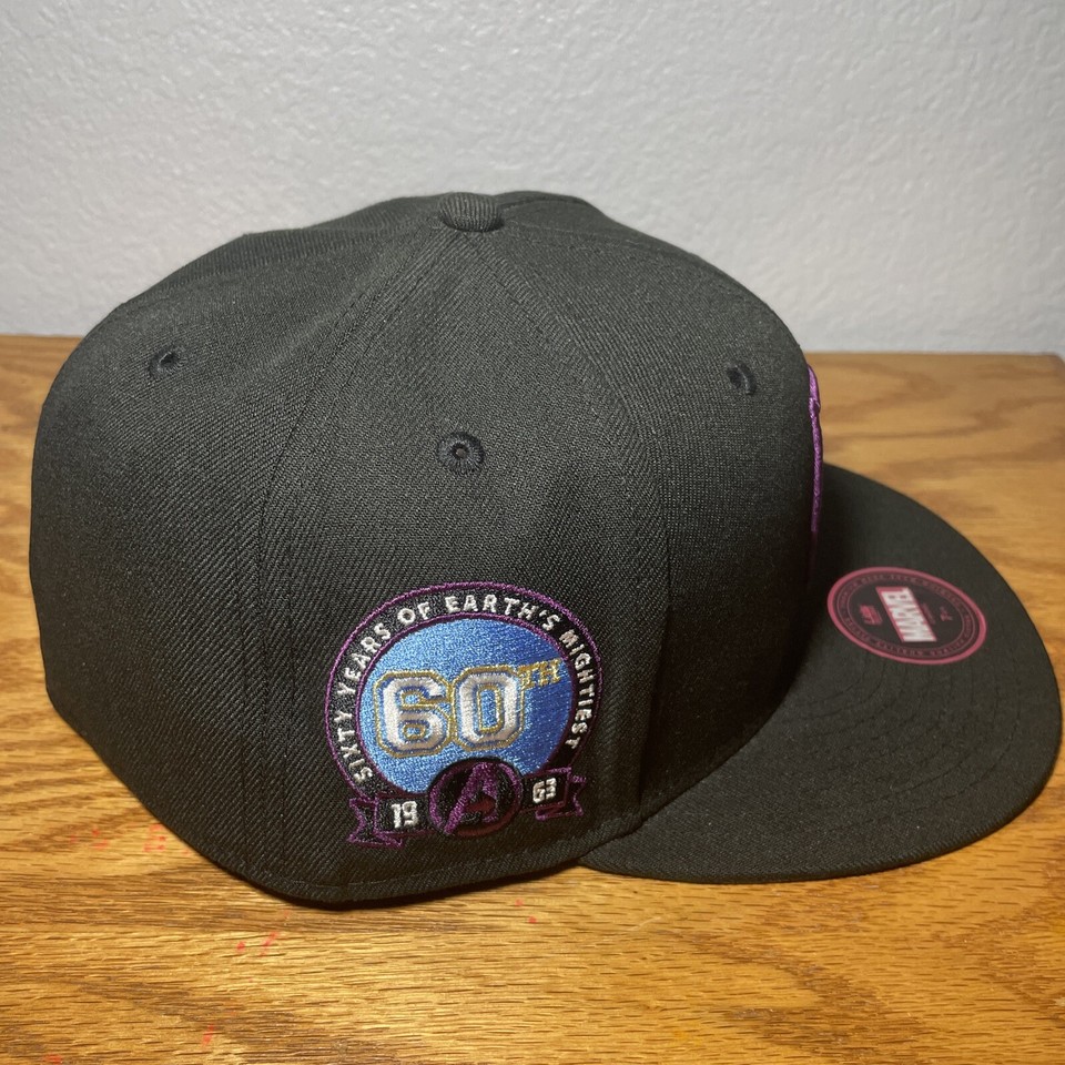 🔥 MARVEL BLACK PANTHER FITTED HAT CAP LIDS EXCLUSIVE 7 3/4 NEW WITH ...