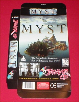 Myst Original Empty Box Only for Atari Jaguar CD Game System NEW | eBay