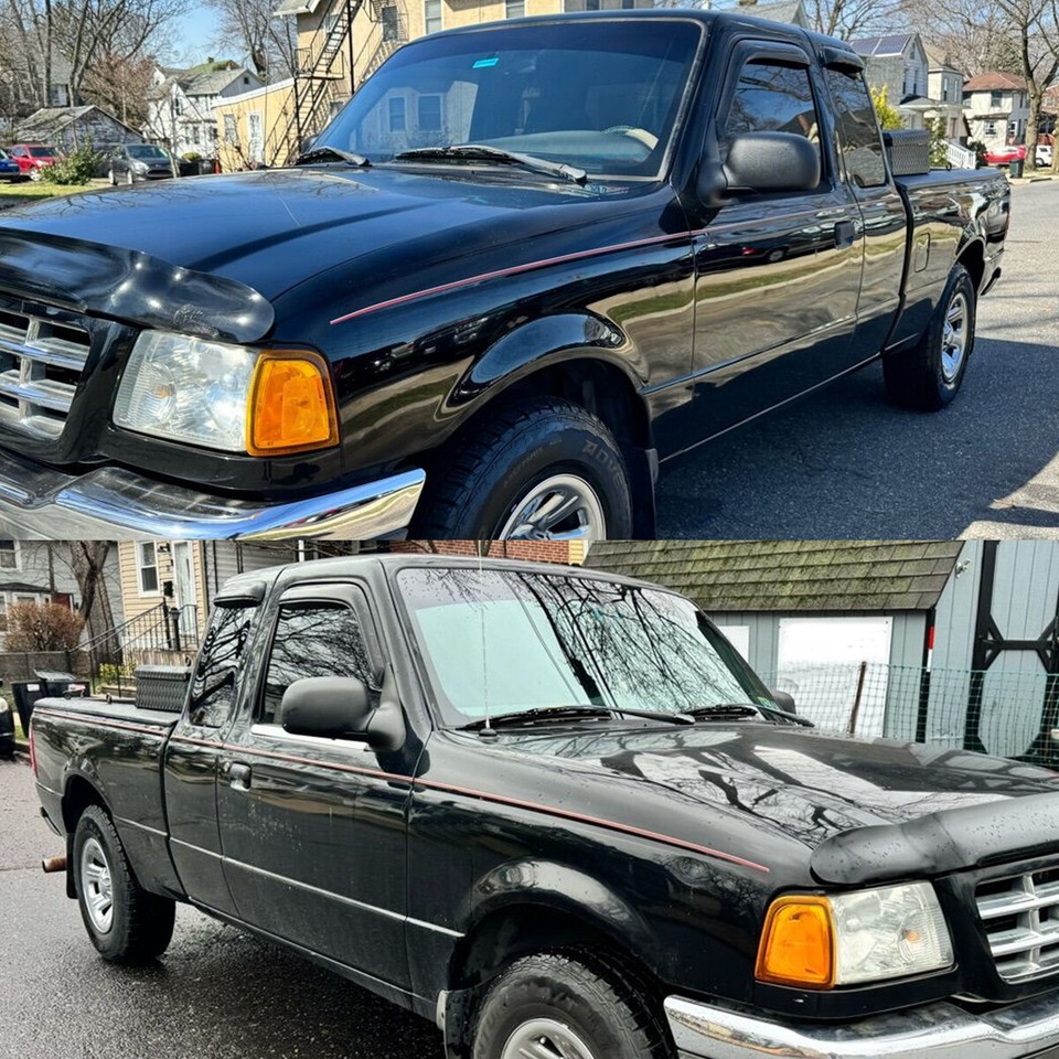 1999-2011 Ford Ranger SuperCab Fit Window Visors Sun Vent Shade Rain ...