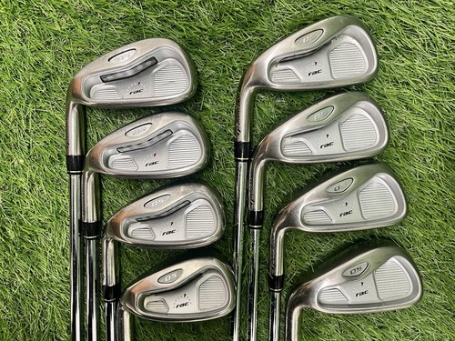 TaylorMade RAC OS Golf Iron Set (3-PW) Stiff Flex Steel Shaft Left ...