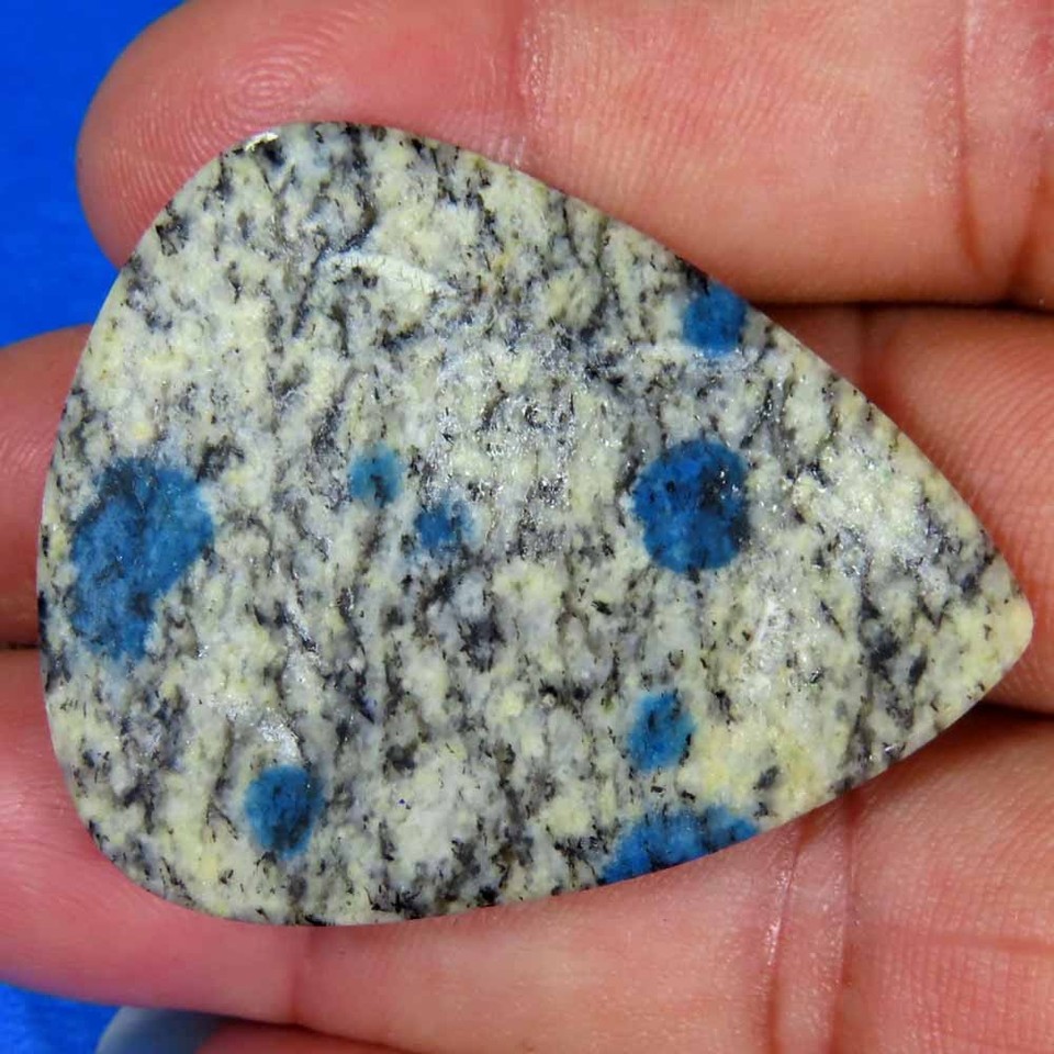 57.65Cts 100% Natural Royal Designer K2 Jasper Pear Cab 34x42x5mm Loose ...