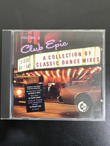 Club Epic 80’s Classic Dance Mixes Vol 5 CD Lauper Wham DOA Void ...