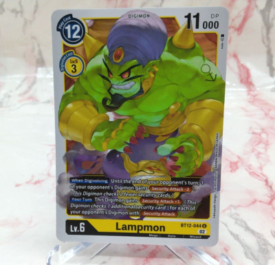 Digimon Card Lampmon BT12-044 U Across Time - NM | eBay