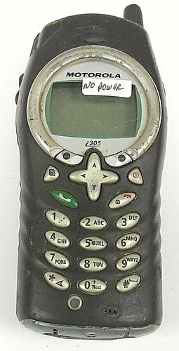 Motorola i305 - Black and Silver ( Nextel ) Rugged Cellular Candybar ...