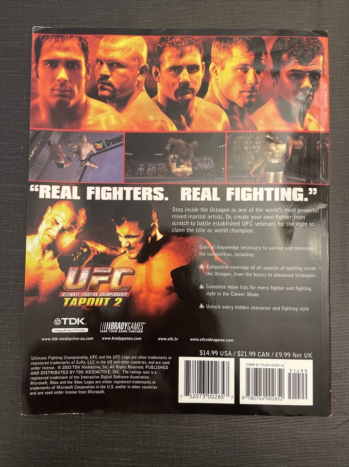 Ultimate Fighting Championship : UFC Tapout 2 Official Strategy Guide ...