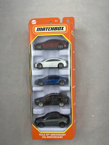 Matchbox Tesla 20th Anniversary 5-pack set | eBay
