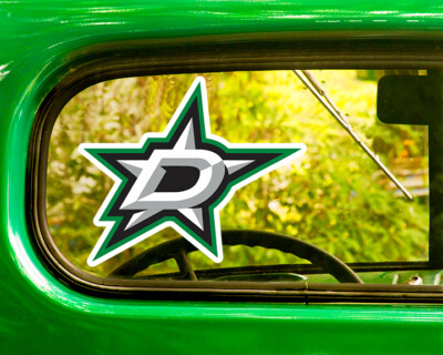 2 DALLAS STARS HOCKEY STICKER Decal Bogo For Car Bumper Free Shipping ...