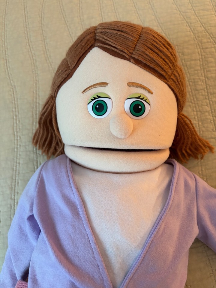 Silly Puppets Ventriloquist Puppet Doll Full Body, Sarah the Teacher ...