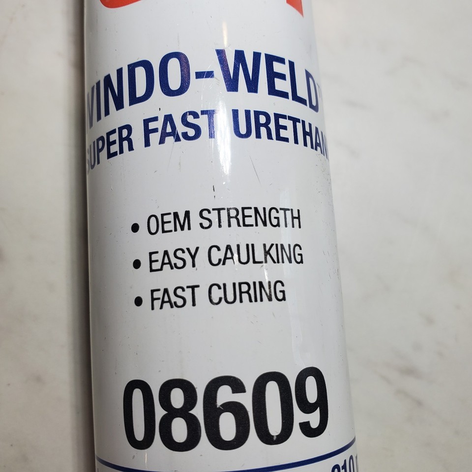 3M 08609 Windo-Weld Super Fast Urethane Auto Glass Bonding Black 10.5 ...