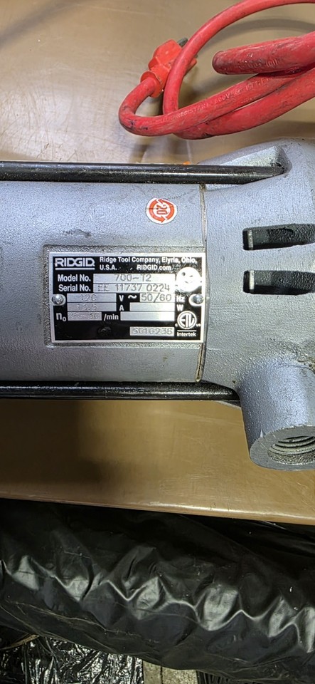 RIDGID® 700 Hand Held Power Drive Pipe Threader 41935 | eBay