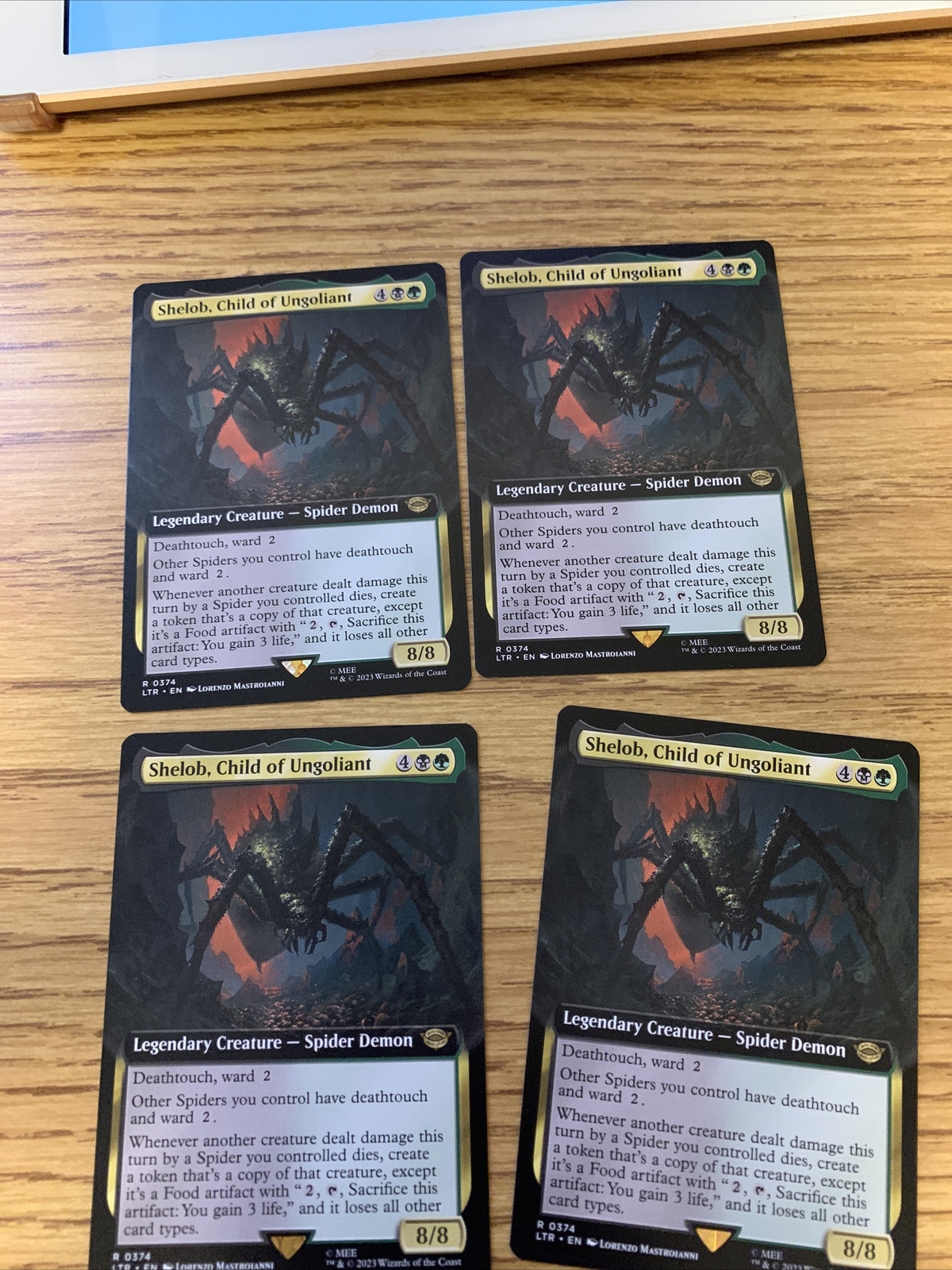 MTG Shelob, Child of Ungoliant The Lord of the Rings 0374 X4 | eBay