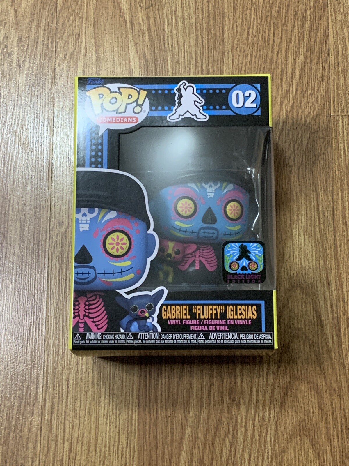 Funko Pop! Gabriel “Fluffy” Iglesias Day Of The Dead Blacklight W ...