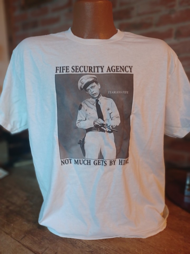 Andy Griffith Barney Fife Security Agency t-shirt | eBay