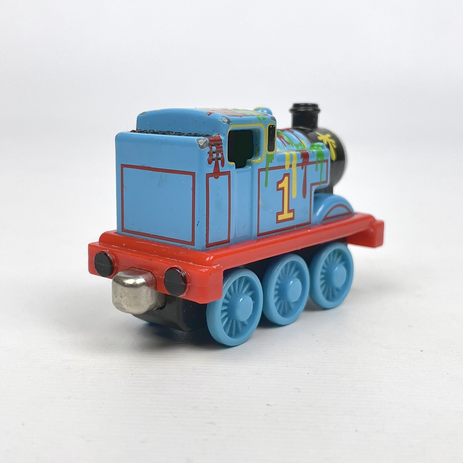 Thomas & Friends Surprised Thomas Paint Splatter 2002 Take Along ...
