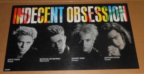 Indecent Obsession Poster Original 1990 Promo 18x32 David Dixon | eBay