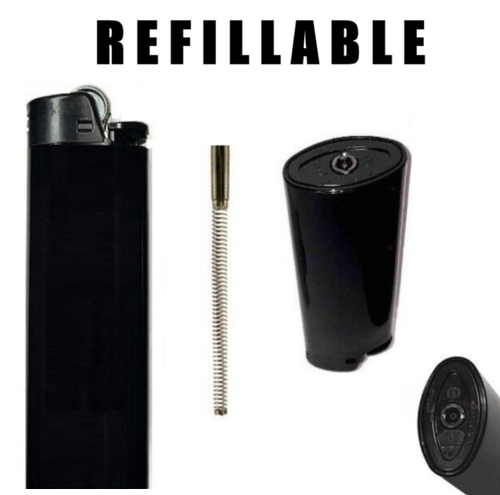 Refillable All Black Bic Lighter | eBay