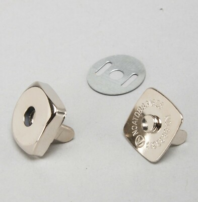14MM 9/16" Square Shape Magnetic snaps closures Clasp in Purse Closure ...