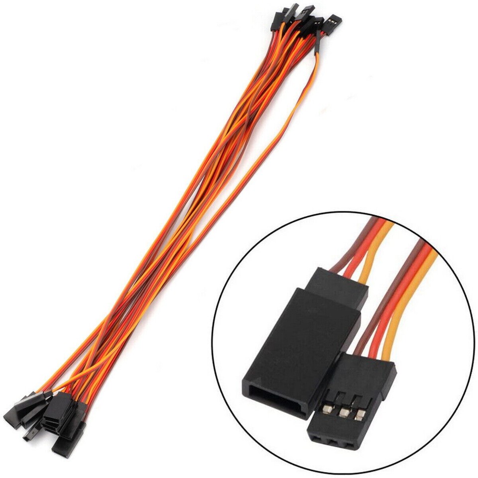 10pc 20 inches Servo Extension Male to Female Lead Wire Cable For RC ...