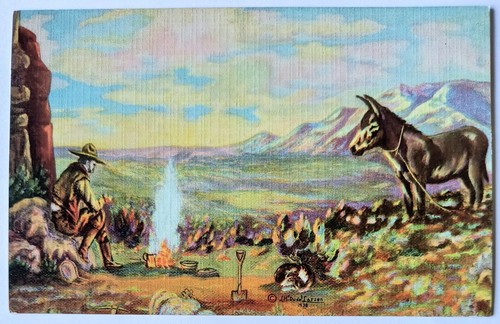 Cowboy Western Precious Gold L. H Dude Larsen Artist Poet Postcard K2 ...