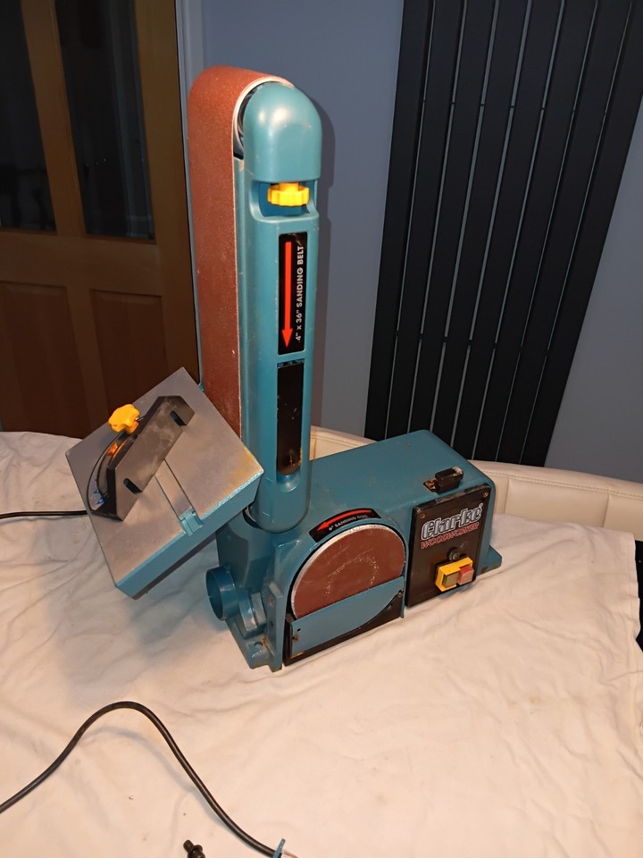 4" belt / 6" disc sander. Clarke Type CS4-6E | eBay UK
