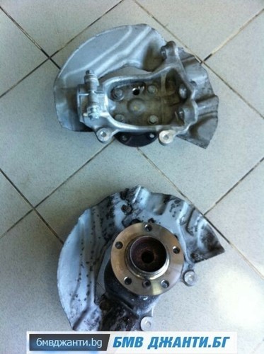 BMW 7 Carrier right Schwenklager rechts Wheel hub with bearing Radnabe ...