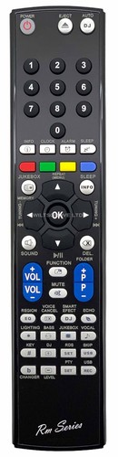 RM Series Remote Control for LG CM9760 FH6 FH6XBOOM OK45-DB OK55 OK55 ...