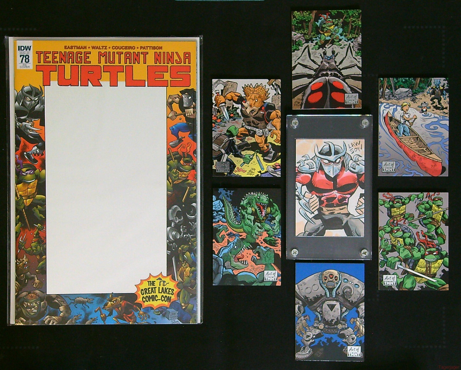 TMNT #78 Lawson Blank Sketch Cover - Mirage Shredder Sketch Card ...