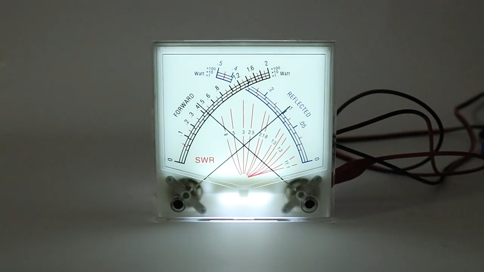 SWR Watt Meter Double Needle 2/5W Power Meter with Driver Board | eBay