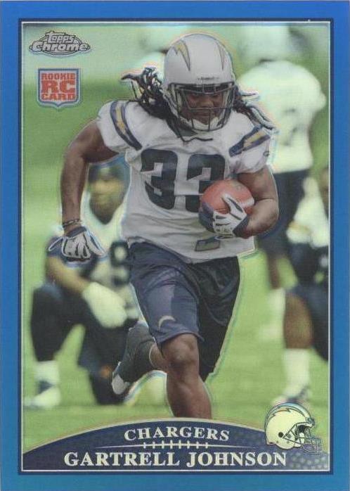 2009 Topps Chrome - Gartrell Johnson #TC151 Blue Refractor (RC) for ...