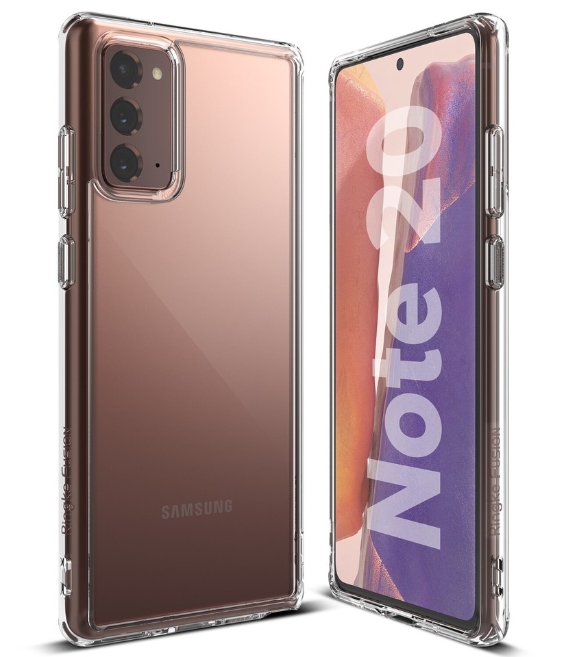For Samsung Galaxy Note 20 / Note 20 Ultra Case | Ringke [FUSION] Clear ...