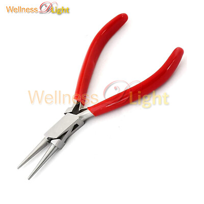 Round Nose Pliers Comfort Grip Handle & Double-leaf Spring Tool For ...