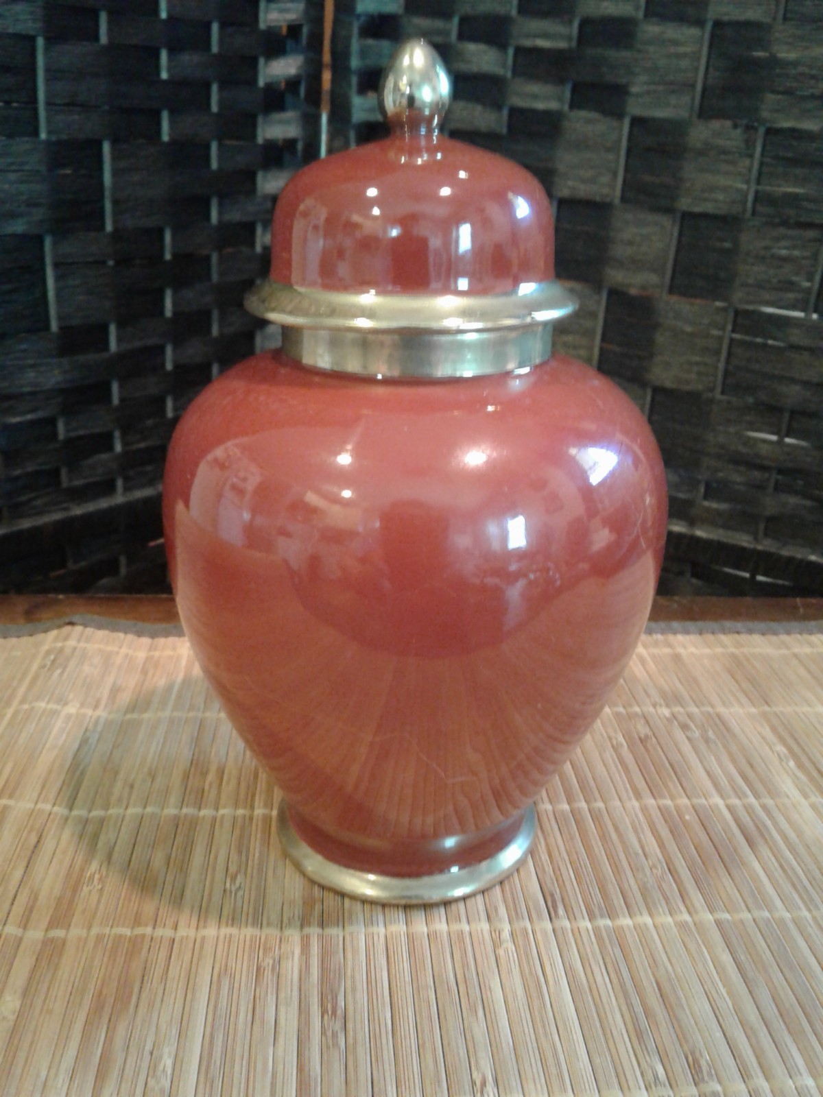 VTG. ROSENTHAL-NETTER CHOCOLATE~GOLD TRIM GINGER JAR: MADE IN JAPAN | eBay