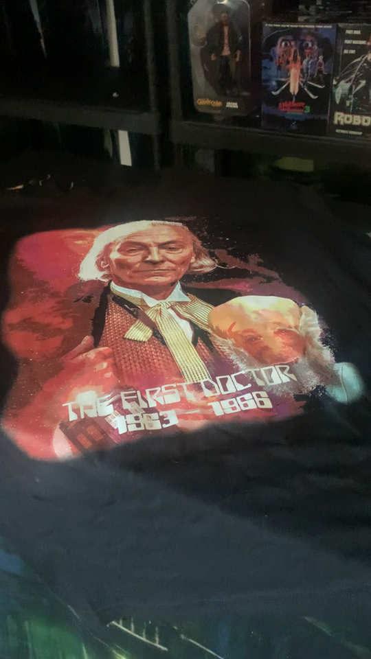 THE FIRST DOCTOR - T-Shirt - S - 5XL - 60's Sci-Fi TV / Dr Who / | eBay UK