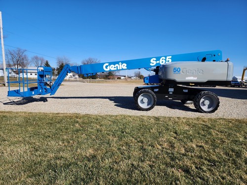 2016 GENIE S65 4x4 Jib Boom Man Lift Diesel 65' Generator Skypower ...