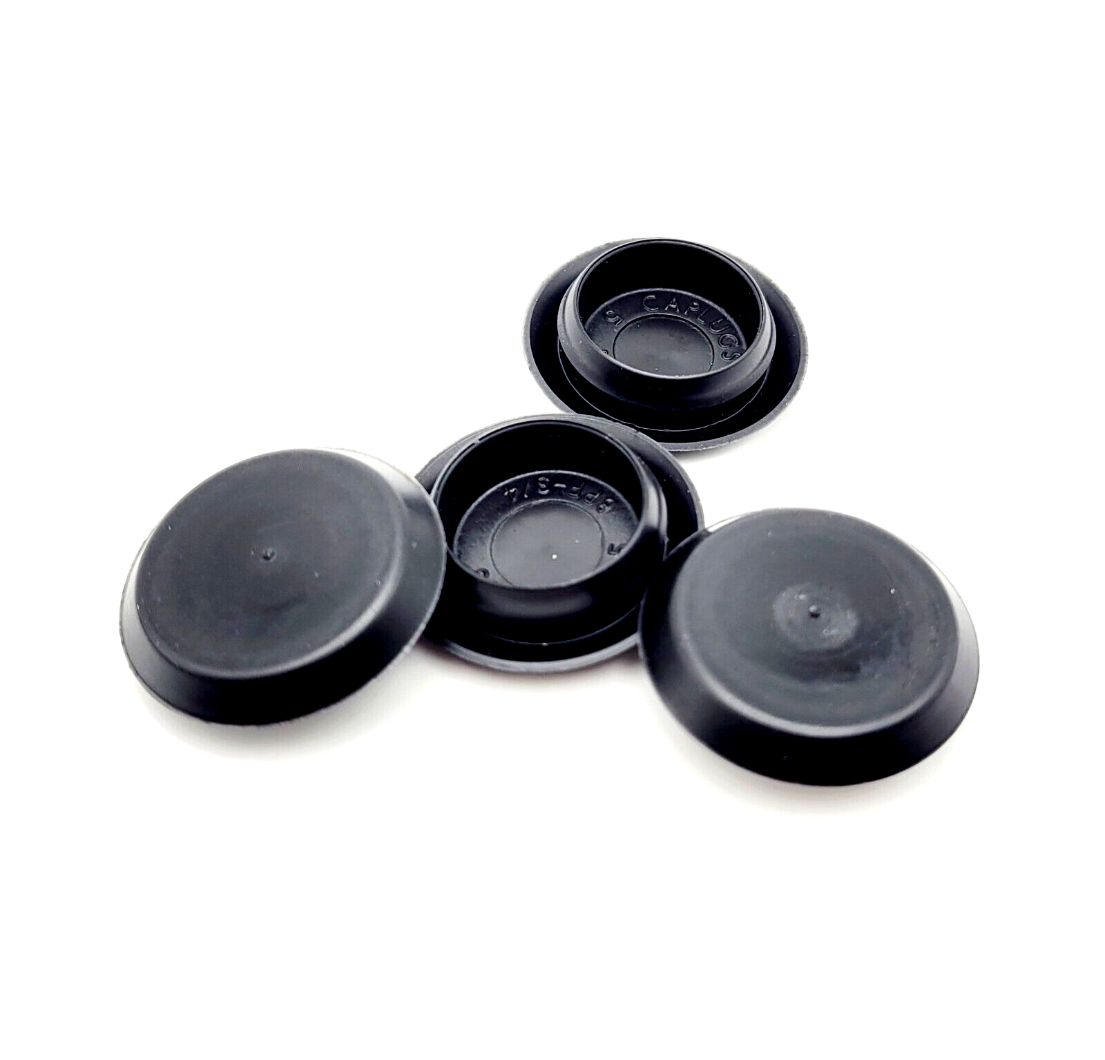 3/4" Auto Truck Bumper Plugs Black Sensor Hole PE Cover 1" Top 12 Pack ...